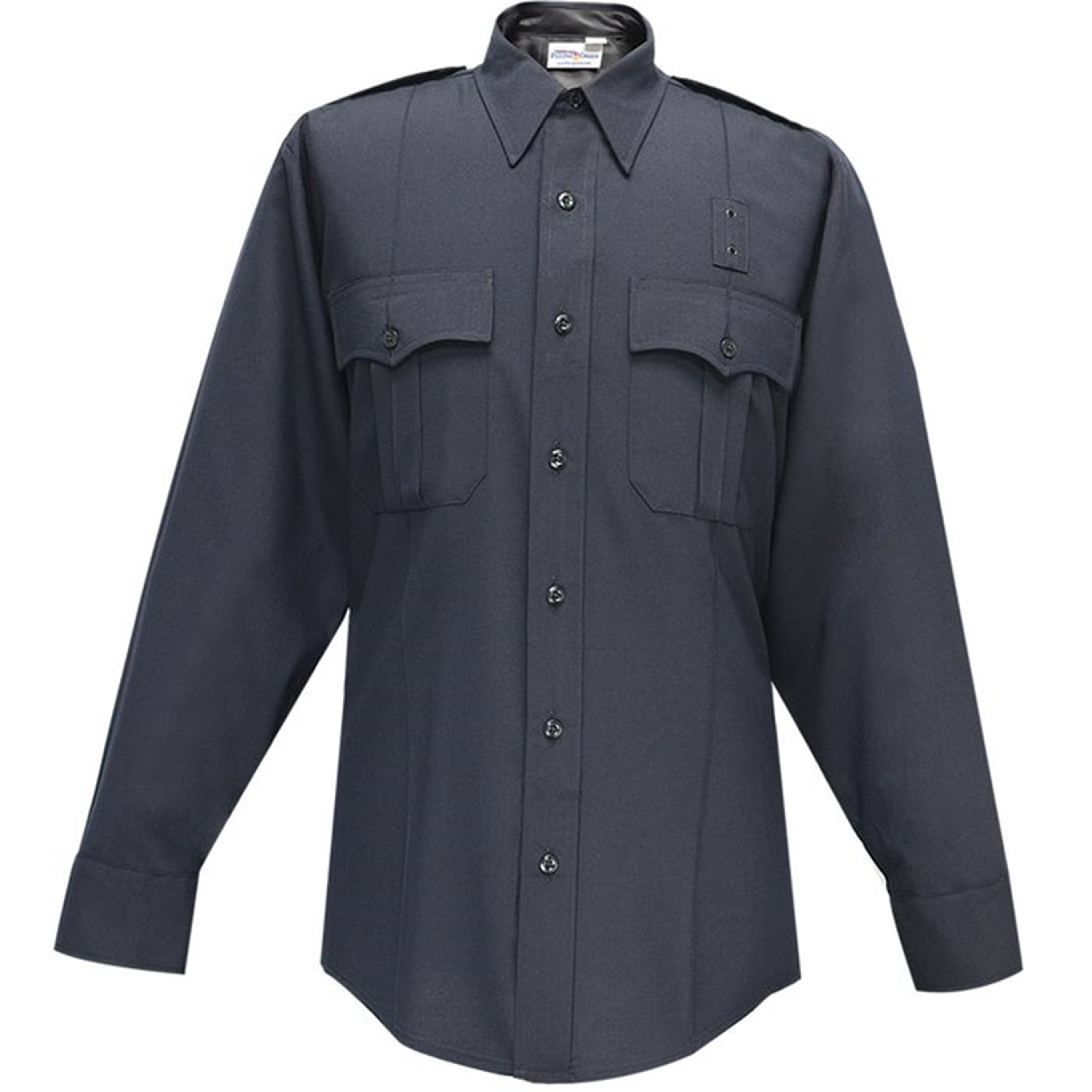 FLYING CROSS JUSTICE POLY/WOOL MENS LAPD NAVY LONG-SLEEVE SHIRT | 07W8