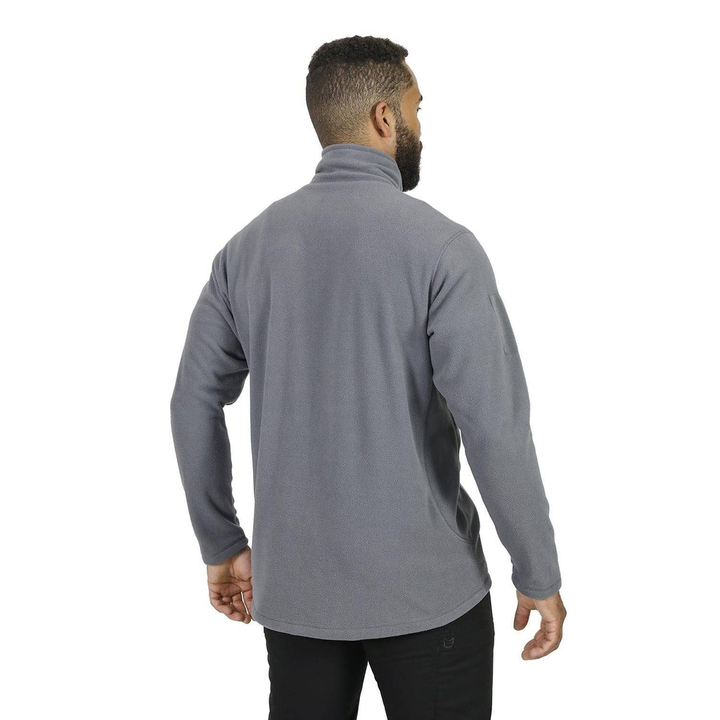 Mission Made Men's Quarter Zip Fleece Pullover | WOLF GRAY | SW3463
